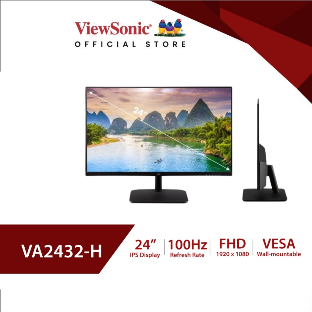 Viewsonic VA2432-H Monitor / 24" / FHD IPS / 100Hz / 1ms